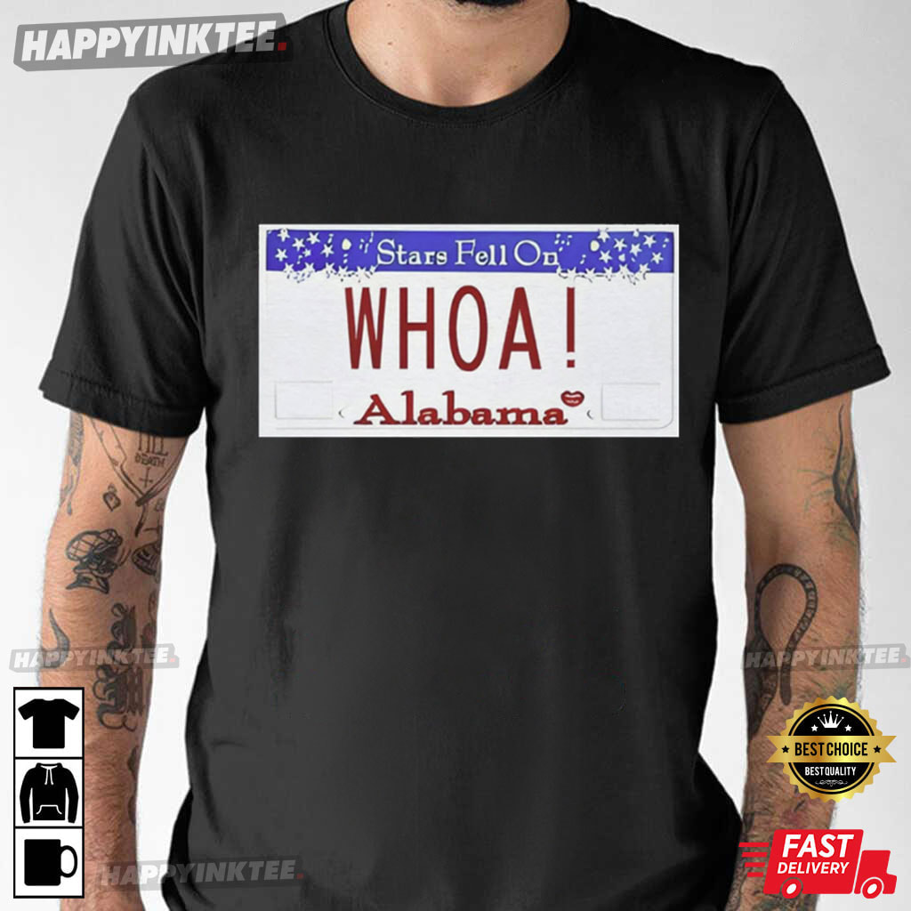 Paramore Classic License Plate Whoa Alabama T-shirt - Walmart.com