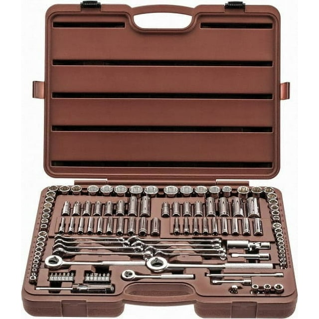 Paramount 116 Piece SAE/Metric Socket Set: 1/4, 3/8 & 1/2" Drive; 6,8 ...