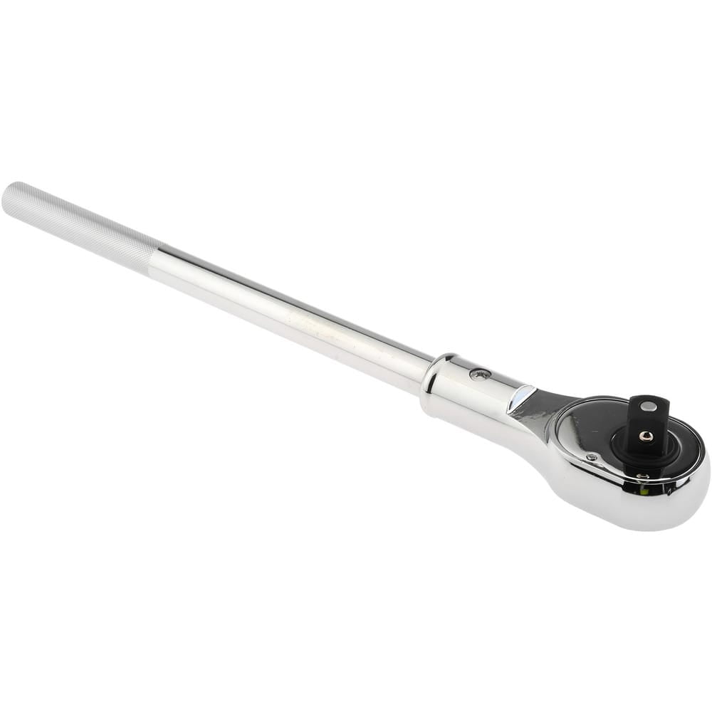 Paramount 3/4" Drive Pear Head Ratchet, Chrome Finished CR-V, Single ...