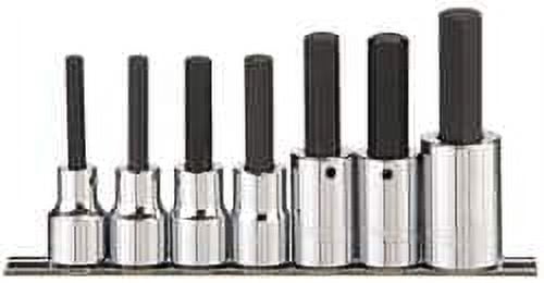 Paramount 7 Piece 1/2" Drive Inch Hex Bit Socket Set 1/4 to 5/8" Hex ...