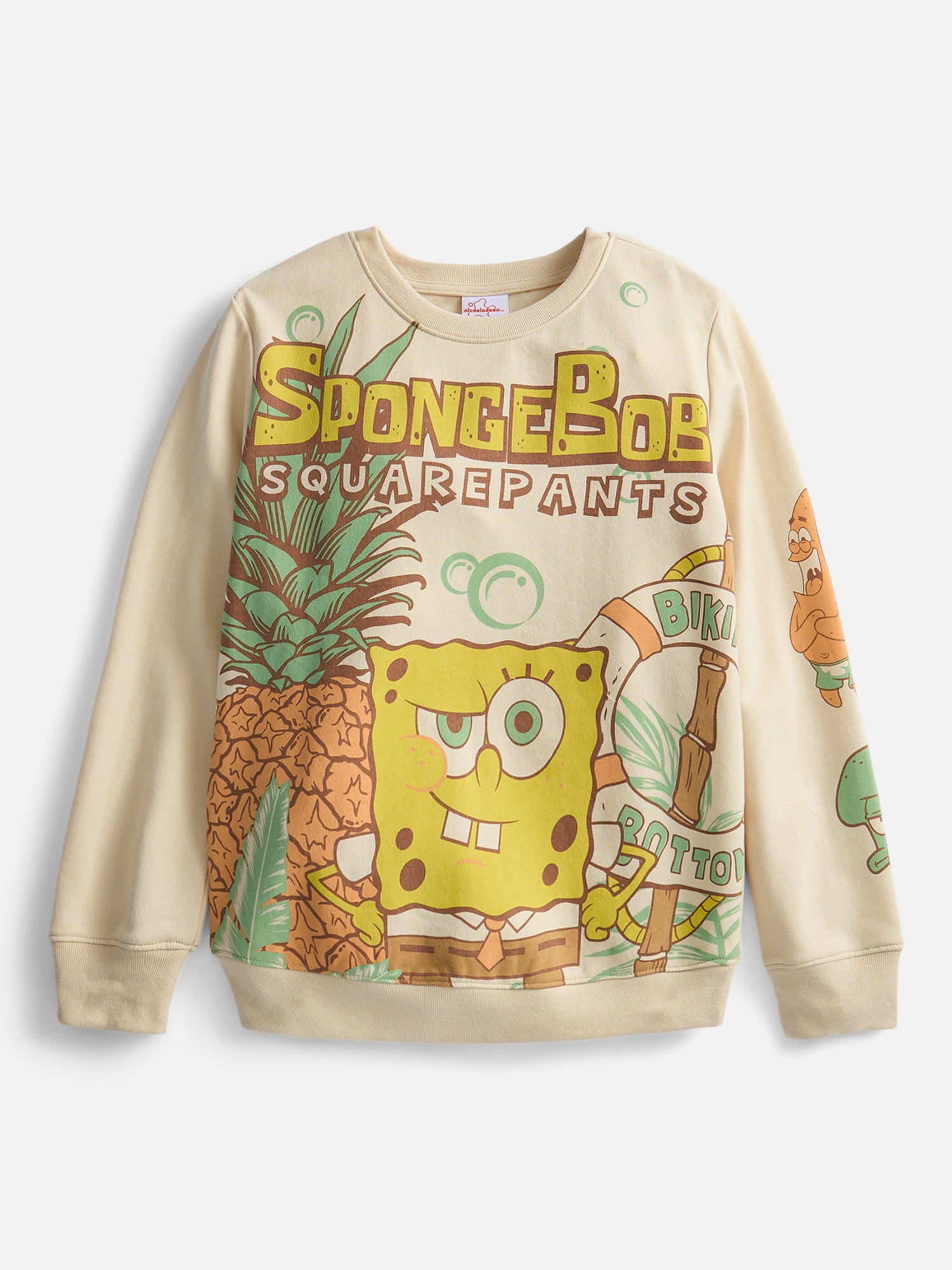 Paramount Spongebob Squarepants Boys Graphic Print Fleece Sweatshirt ...