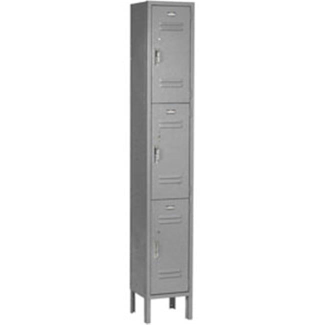 Paramount Locker 3 Tier - 3 Door Assembled - Gray - Walmart.com