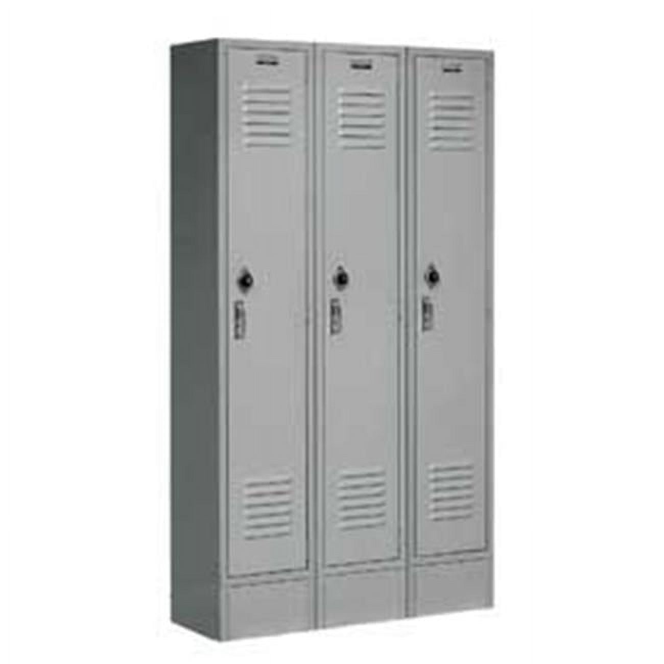 Paramount Locker Single Tier - 3 Door Assembled - Gray - Walmart.com