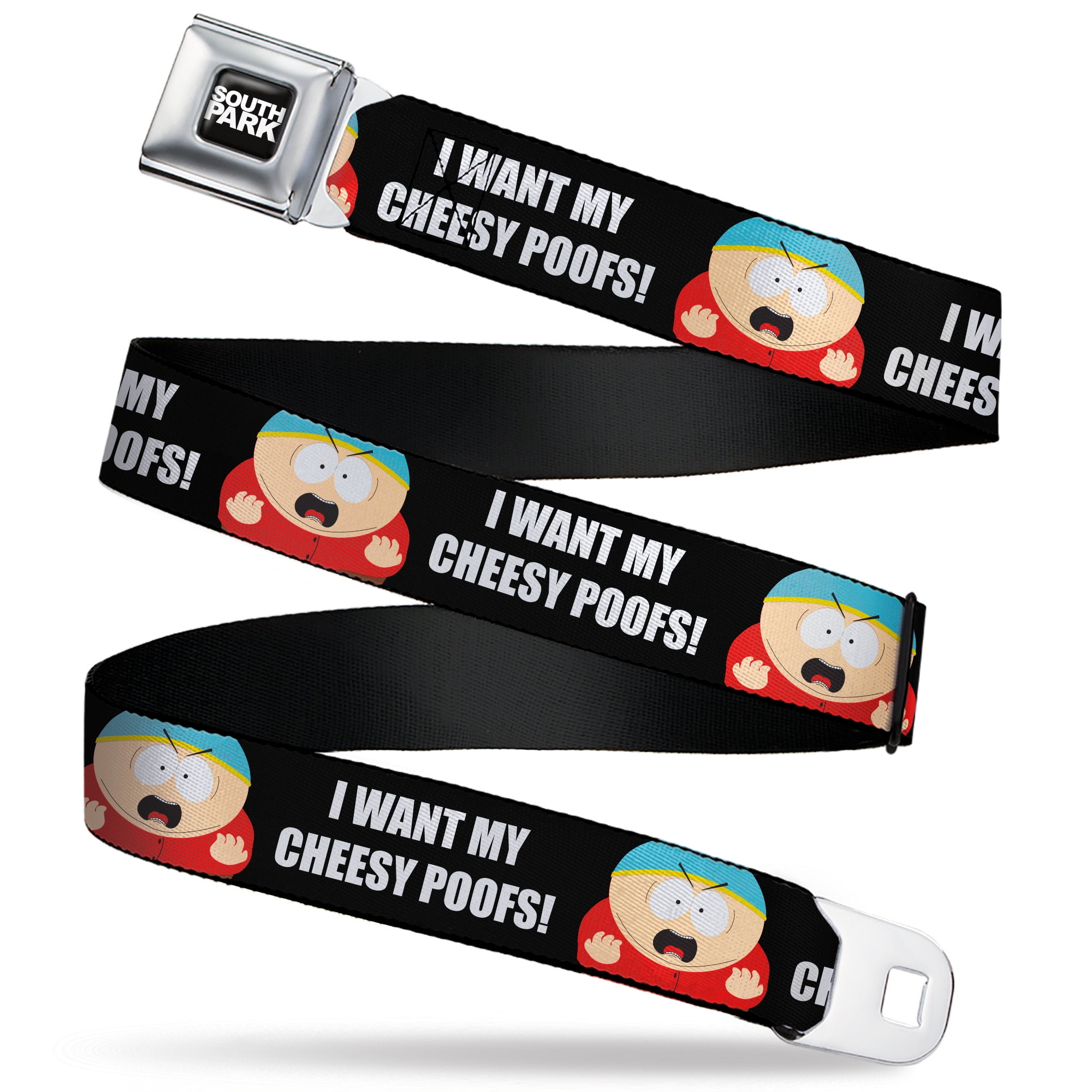 Paramount Network Belt, Seatbelt Buckle Belt, South Park Cartman I Want ...