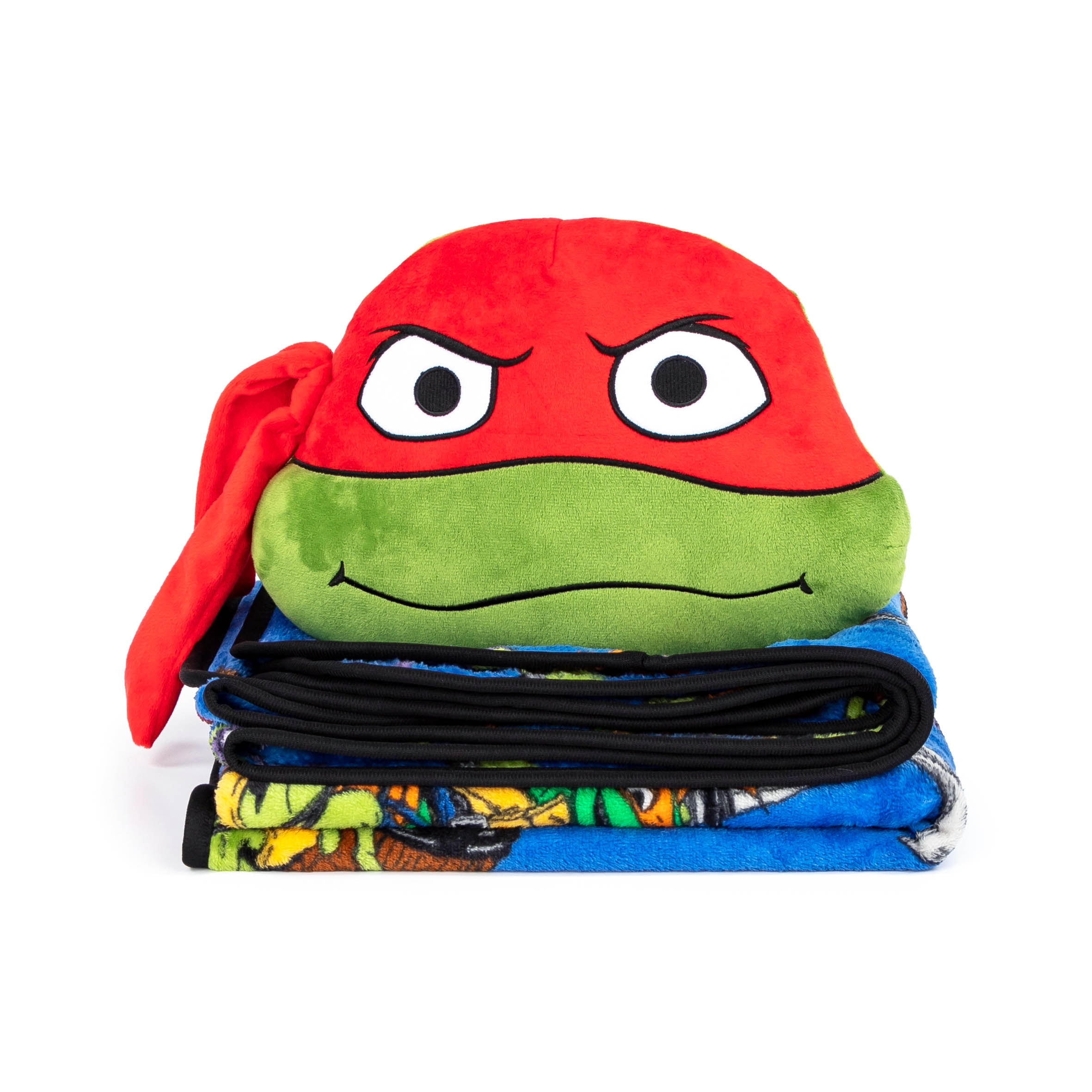Paramount Nickelodeon TMNT Raphael Nogginz Pillow & Throw Set, Mutant ...