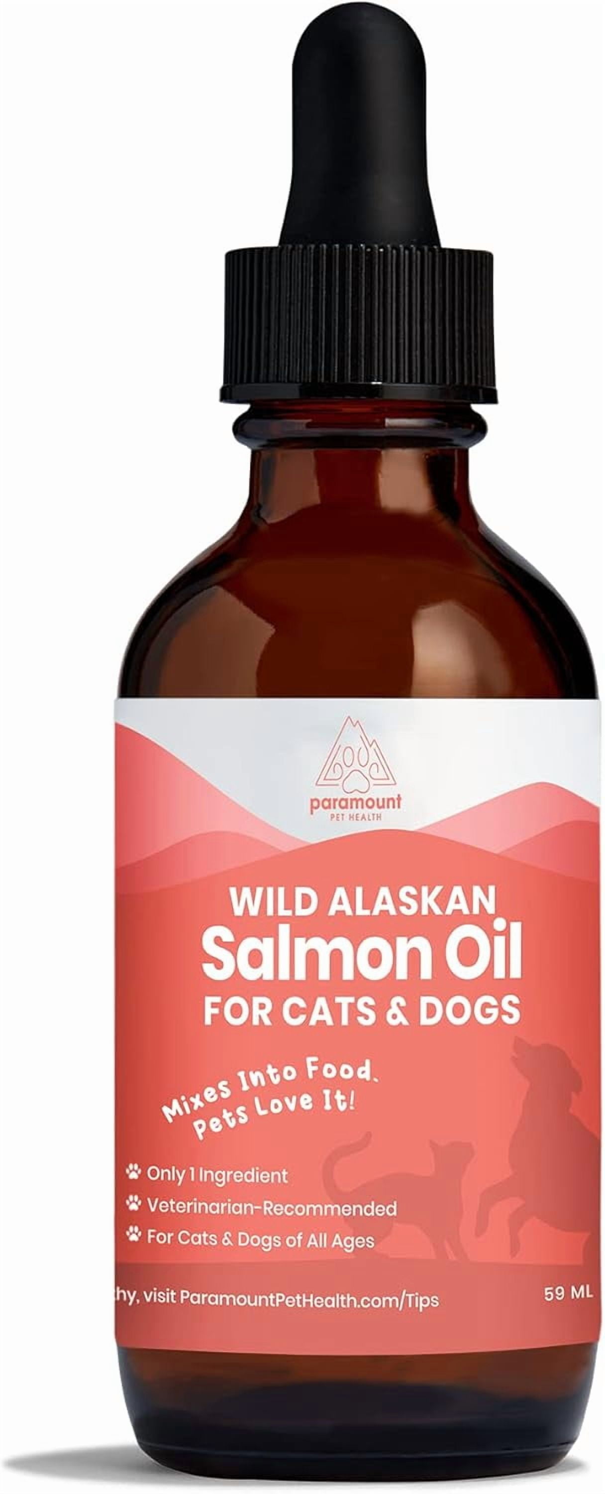 Paramount Pet Health Wild Alaskan Salmon Oil Dog and Cat Supplement, 2 ...