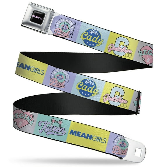 Paramount Pictures Belt, Seatbelt Buckle Belt, Mean Girls The Plastics ...