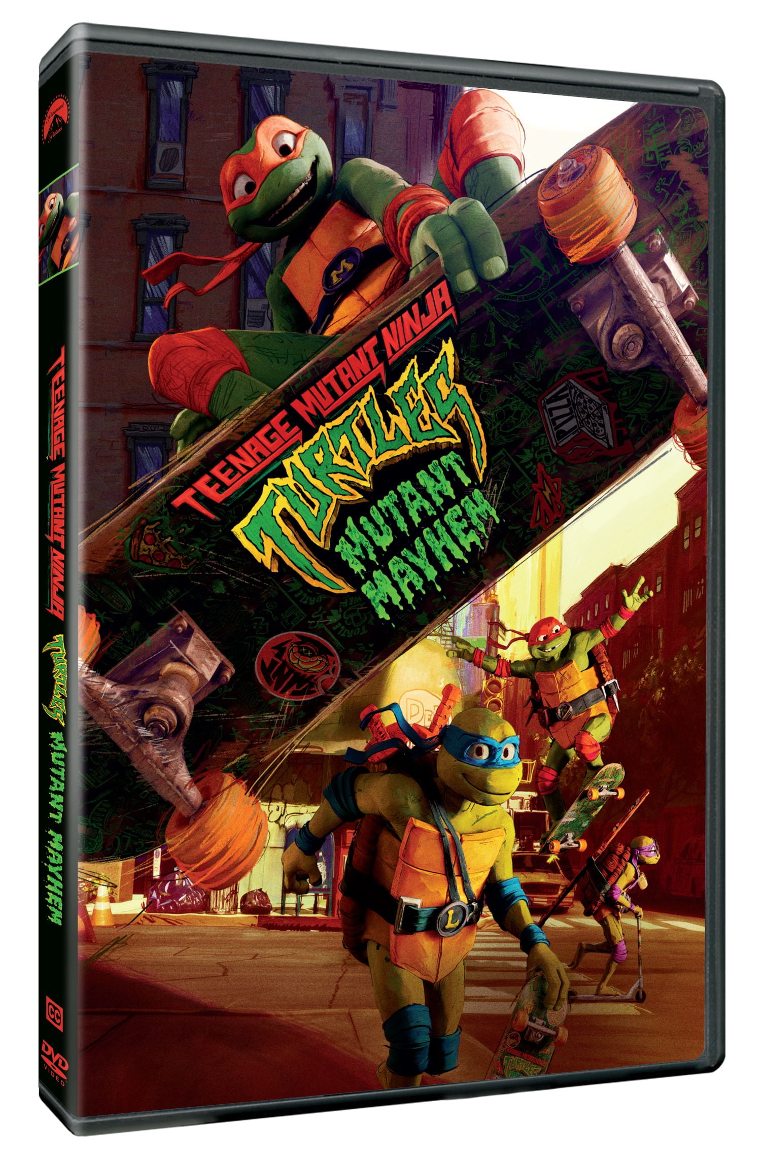 Teenage Mutant Ninja Turtles: Mutant Mayhem (DVD), Starring Micah Abbey ...