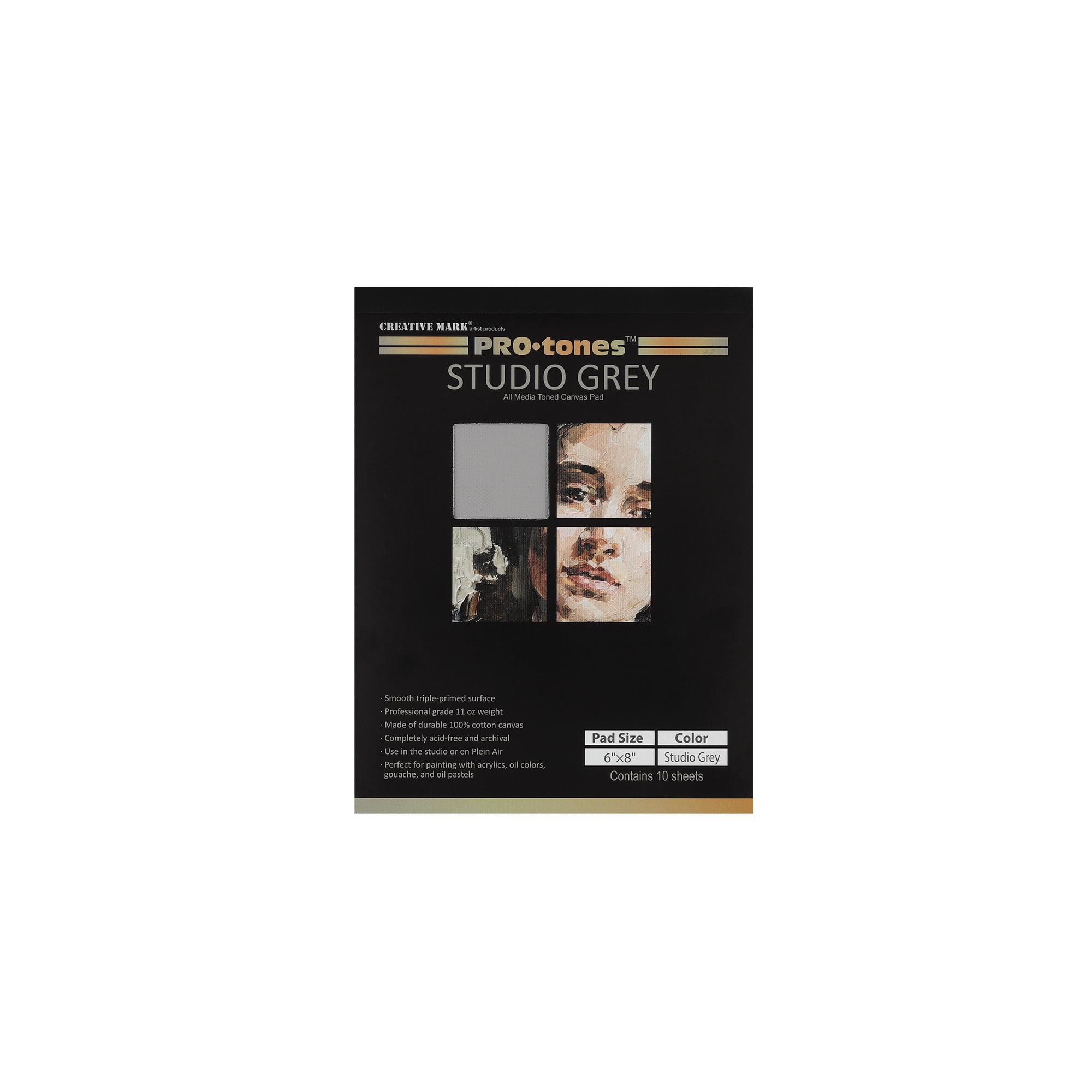 Paramount Pro-Tones All-Media Toned Canvas Pads - Triple-Primed Toned ...