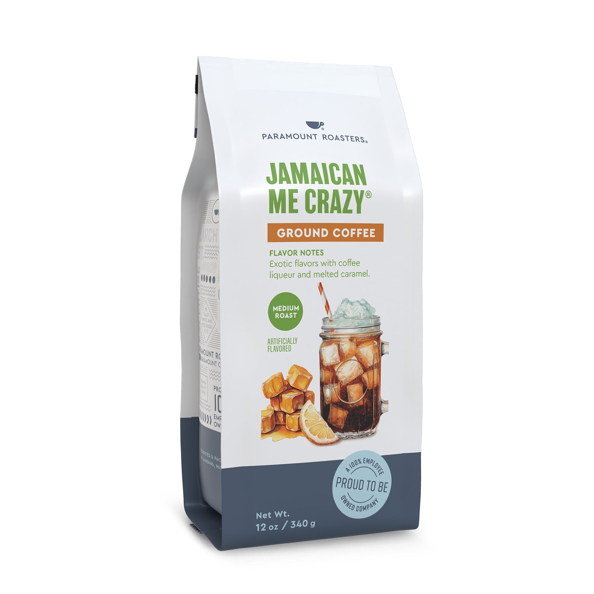 Paramount Roasters Jamaican Me Crazy Medium Roast Ground Coffee, 12 oz ...