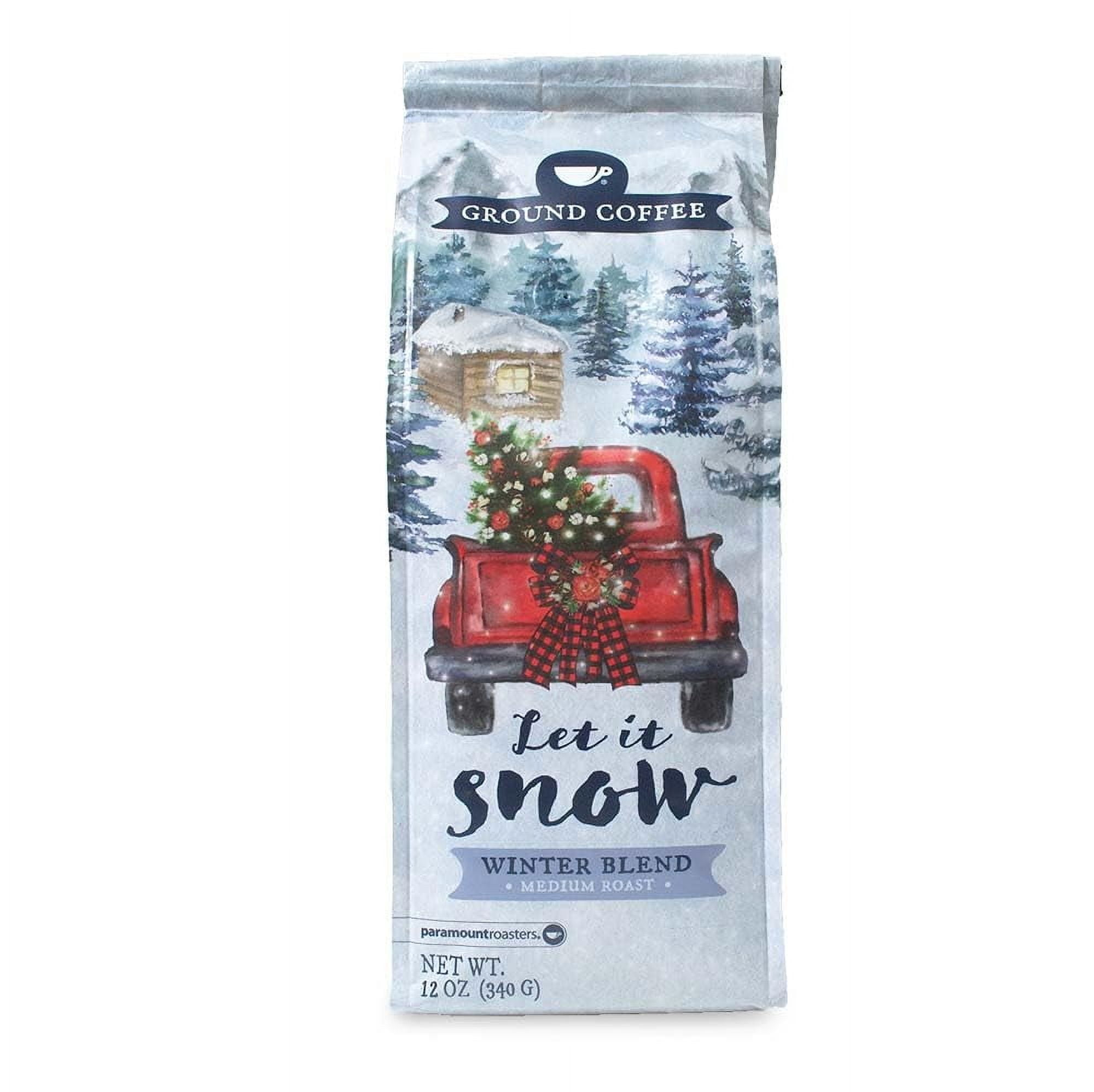 Paramount Roasters, Let It Snow Winter Blend, 12 OZ Ground Coffee ...