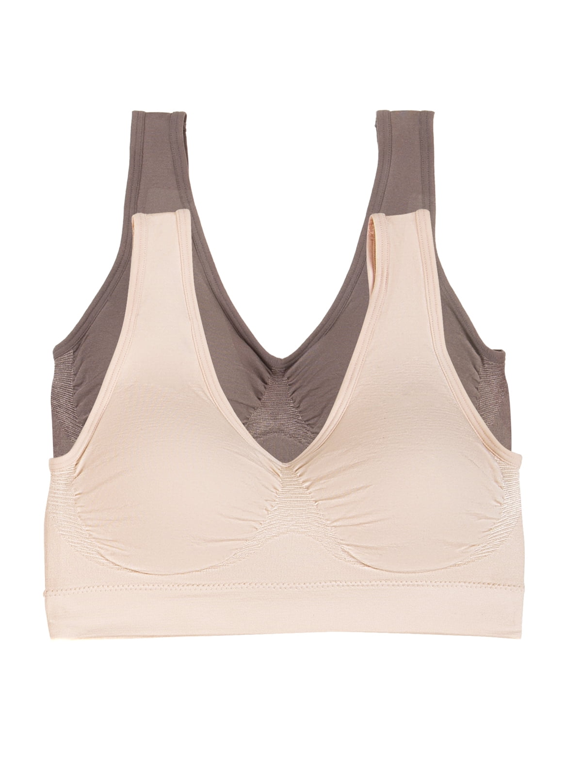 Paramour by Felina | Body Smooth Seamless Wireless Bralette 2-Pack ...