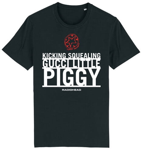 Paranoid Android Radiohead T-Shirt OK Computer Rock Album Jonny ...