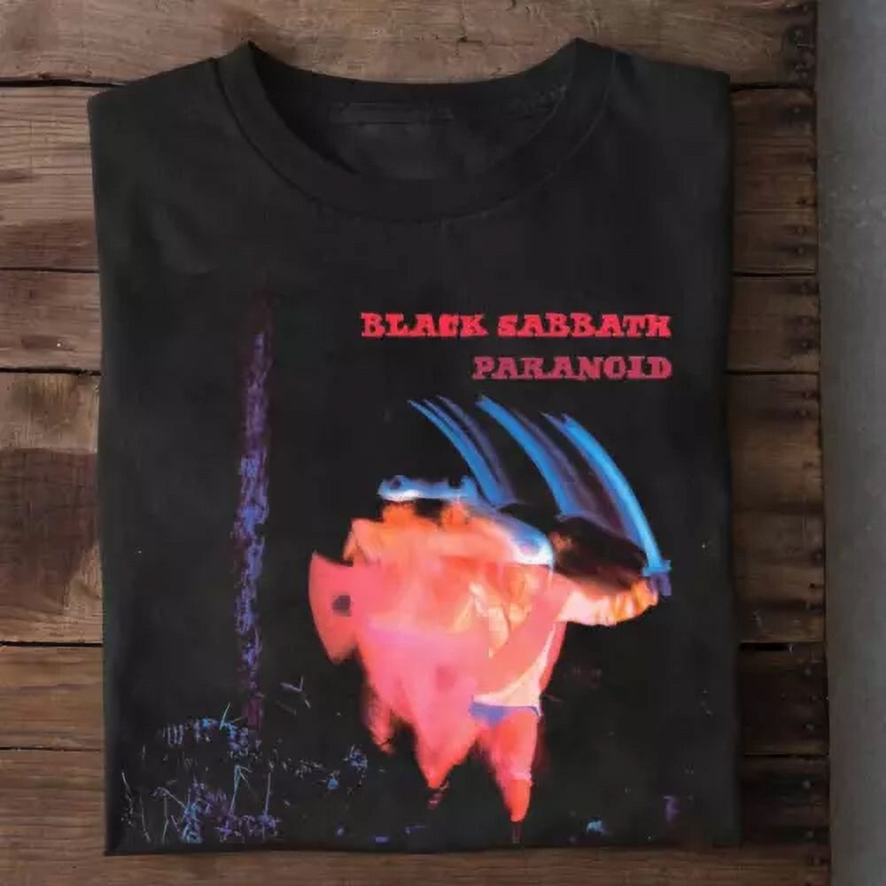 Paranoid-Black Sabbath Gift For Men Women Black All Size Shirt Qq1299 ...