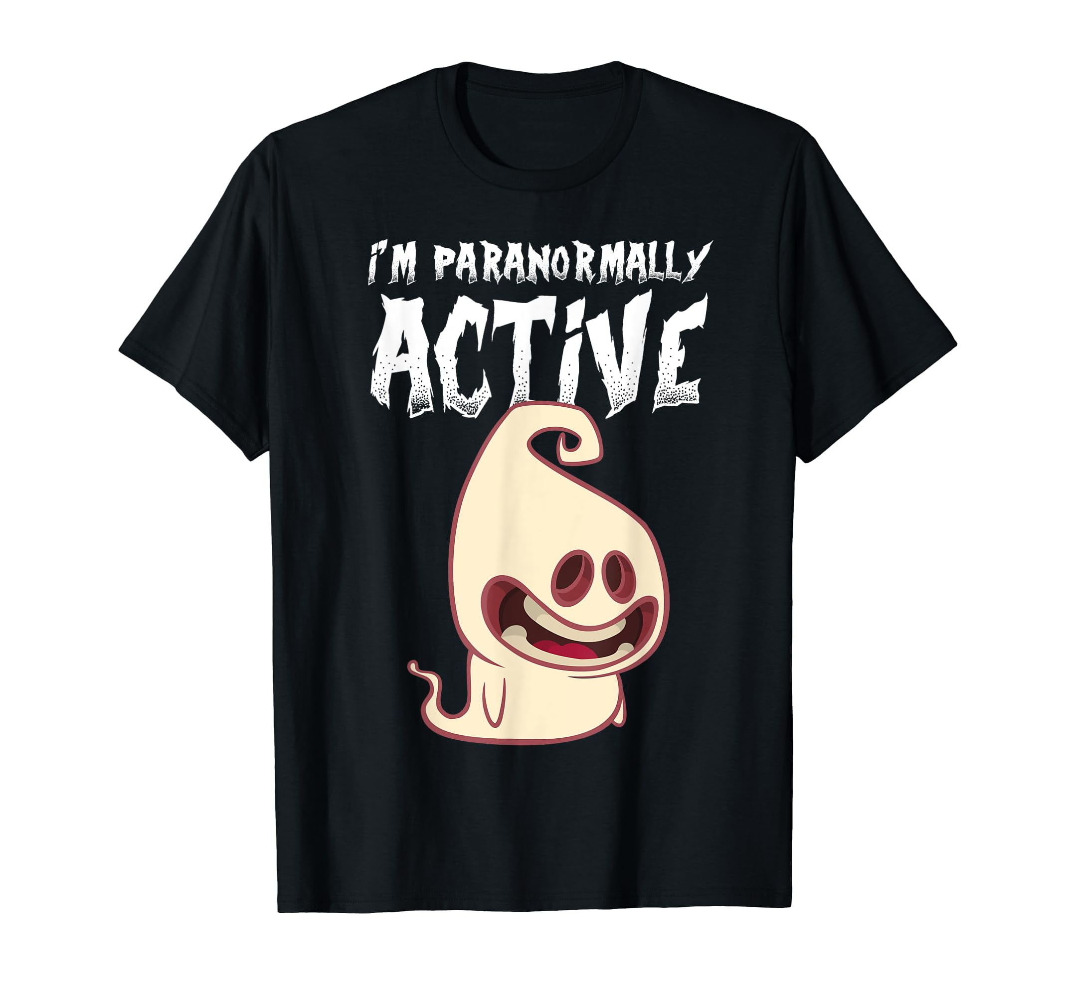 Paranormally Active Funny Ghost Costume Halloween T-Shirt - Walmart.com