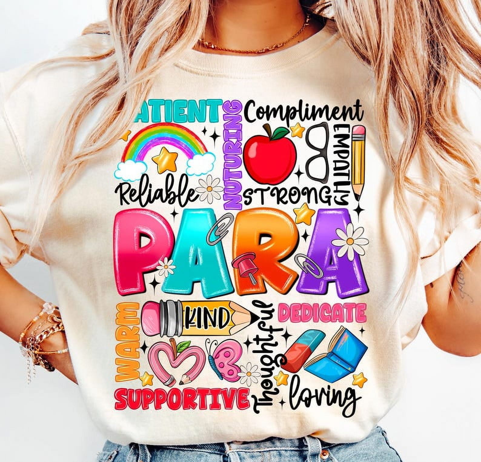 Paraprofessional Appreciation Shirt, Back to School Shirt, Kindergarten ...