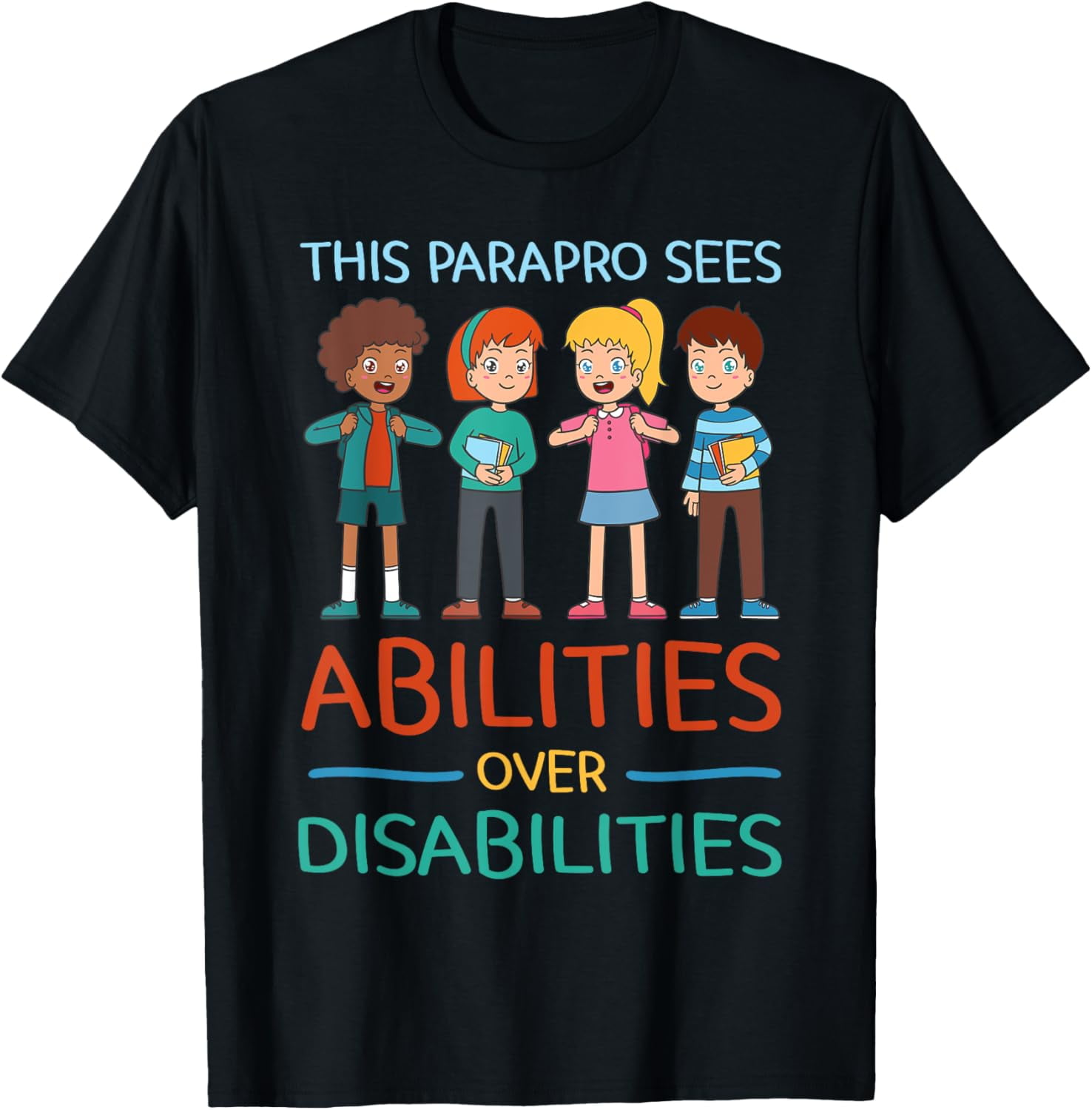 Paraprofessional Paraeducator Para-pro Educator Parapro T-Shirt ...