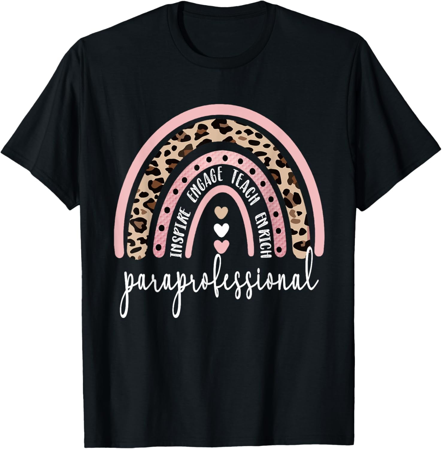Paraprofessional Rainbow Para Teacher Parapro T-Shirt - Walmart.com