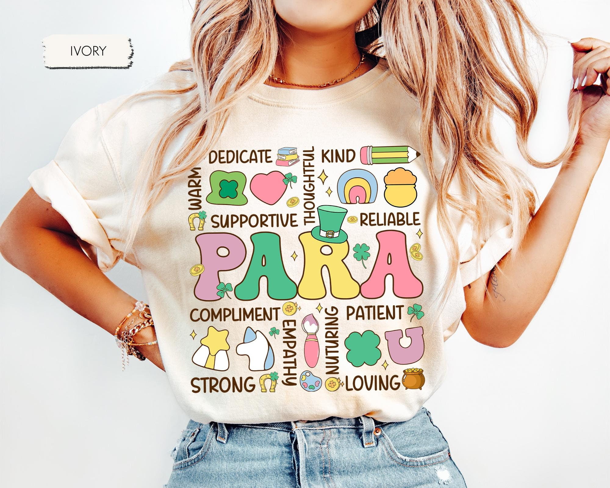 Paraprofessional St Patricks Day Shirt, Paraprofessional Shirt, Para St ...