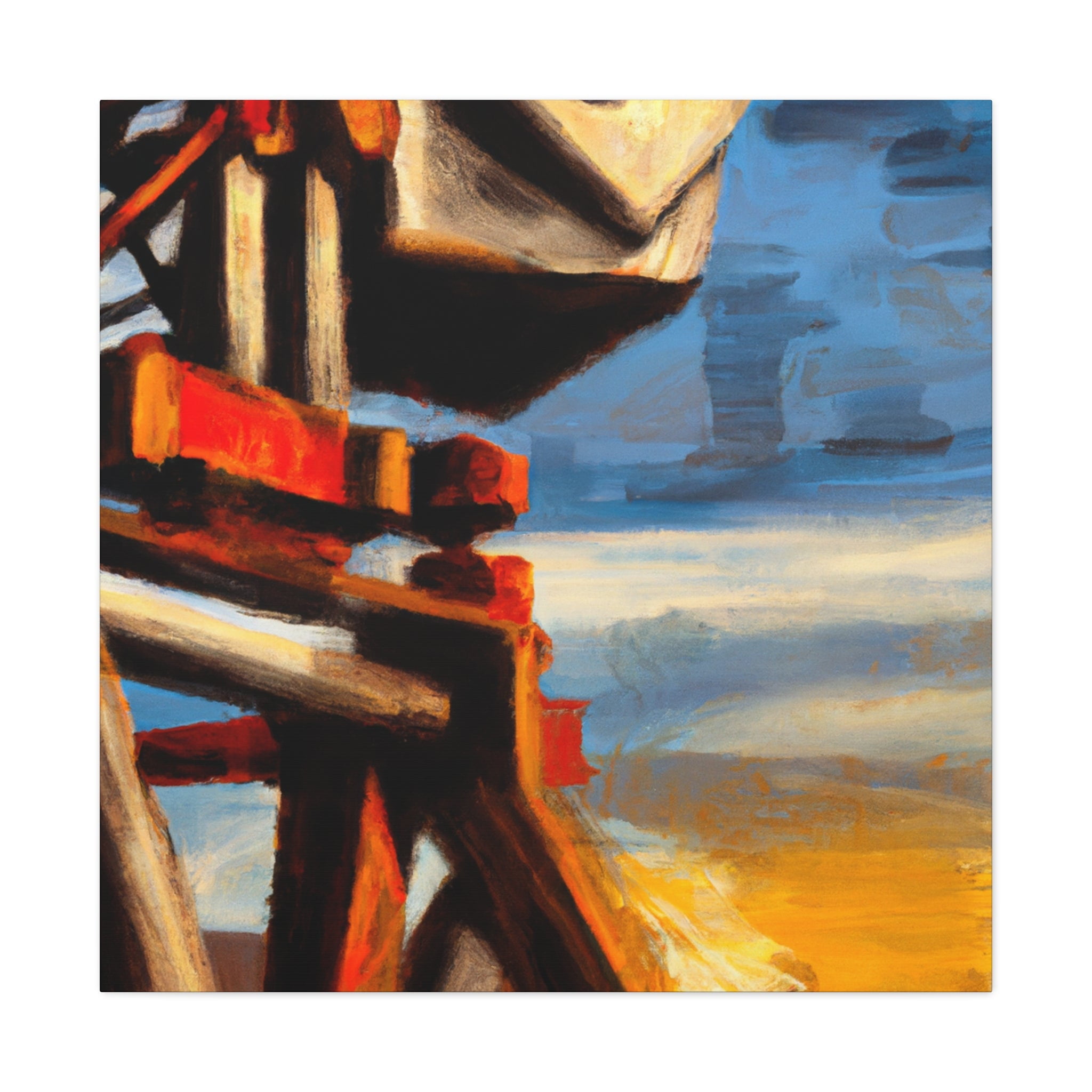 Parasailing Expressionism - Canvas - Walmart.com