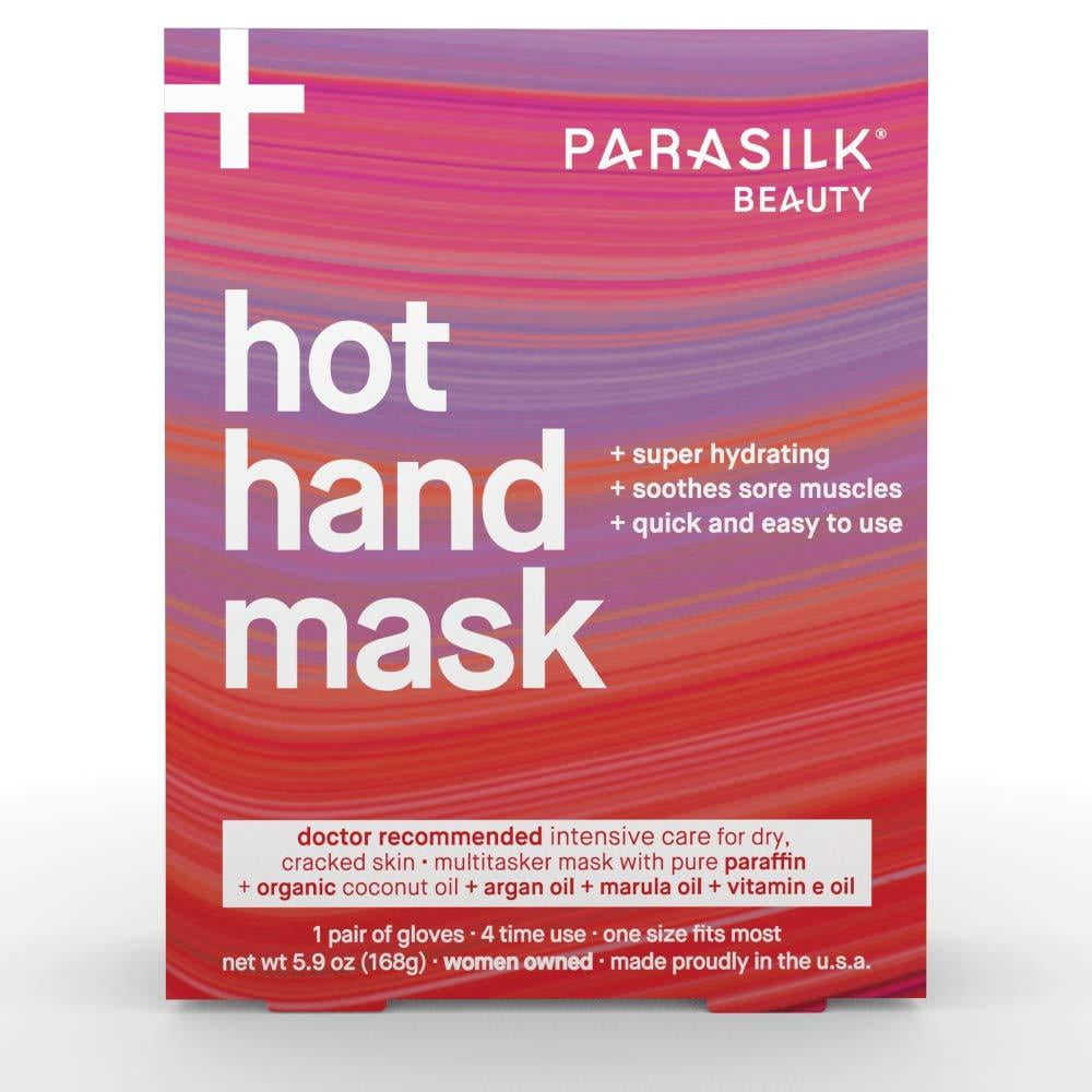 Parasilk Hot Hand Mask Paraffin Wax Gloves, Hydrates Dry Chapped Hands ...