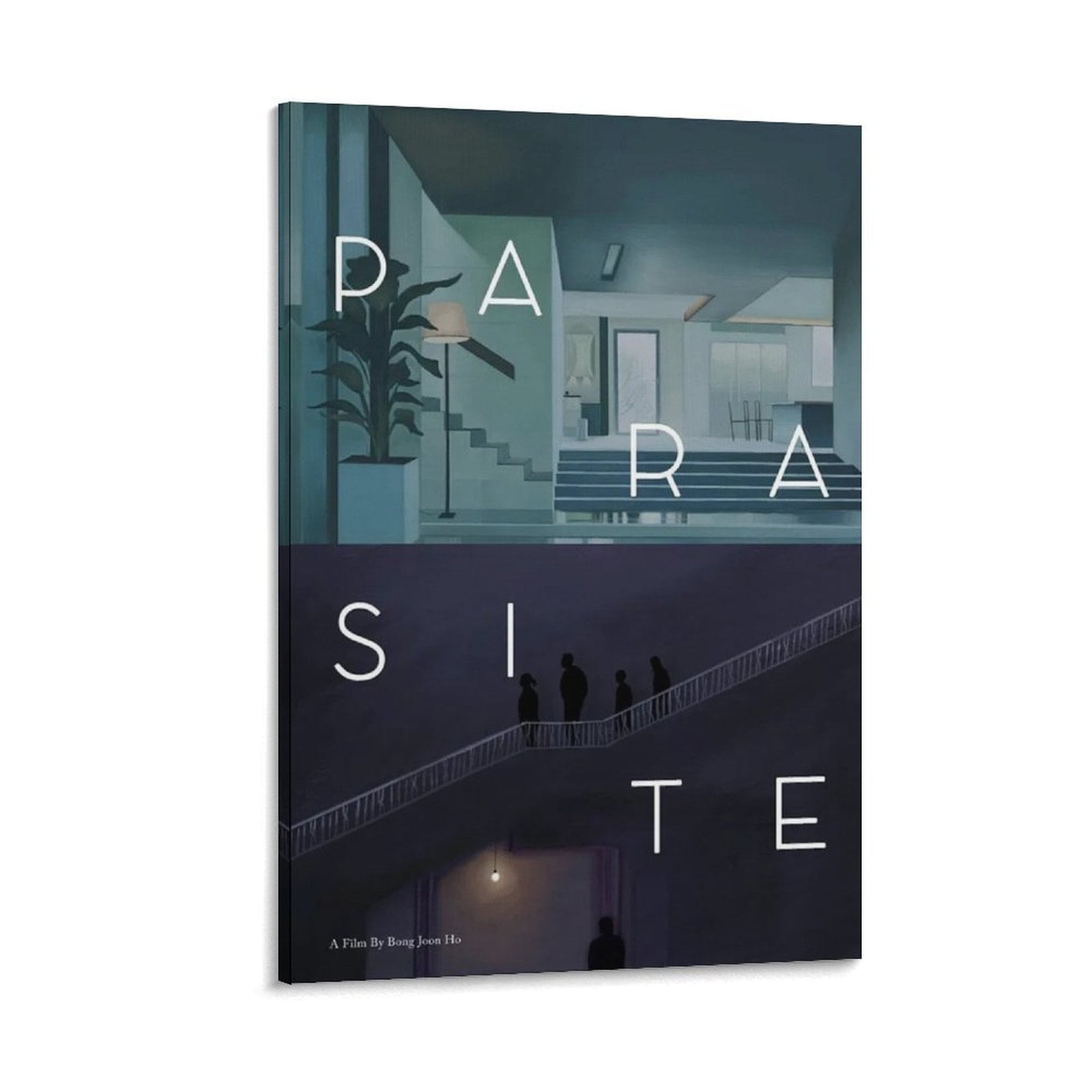 Parasite (2019 Film) Vintage Blockbuster Movie Poster (17) Canvas Art ...