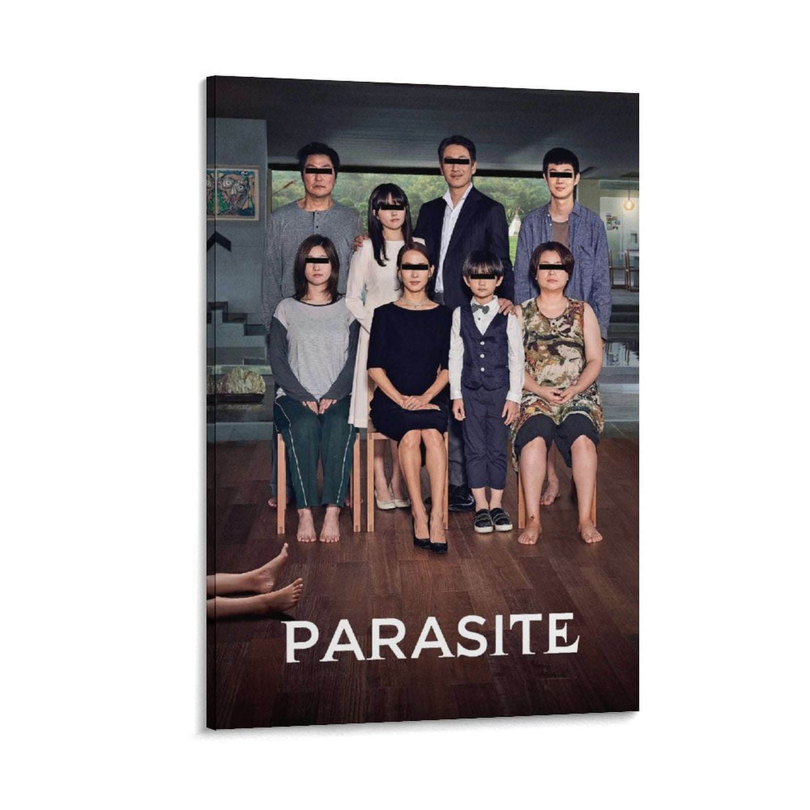 Parasite (2019 Film) Vintage Blockbuster Movie Poster (19) Painting On ...