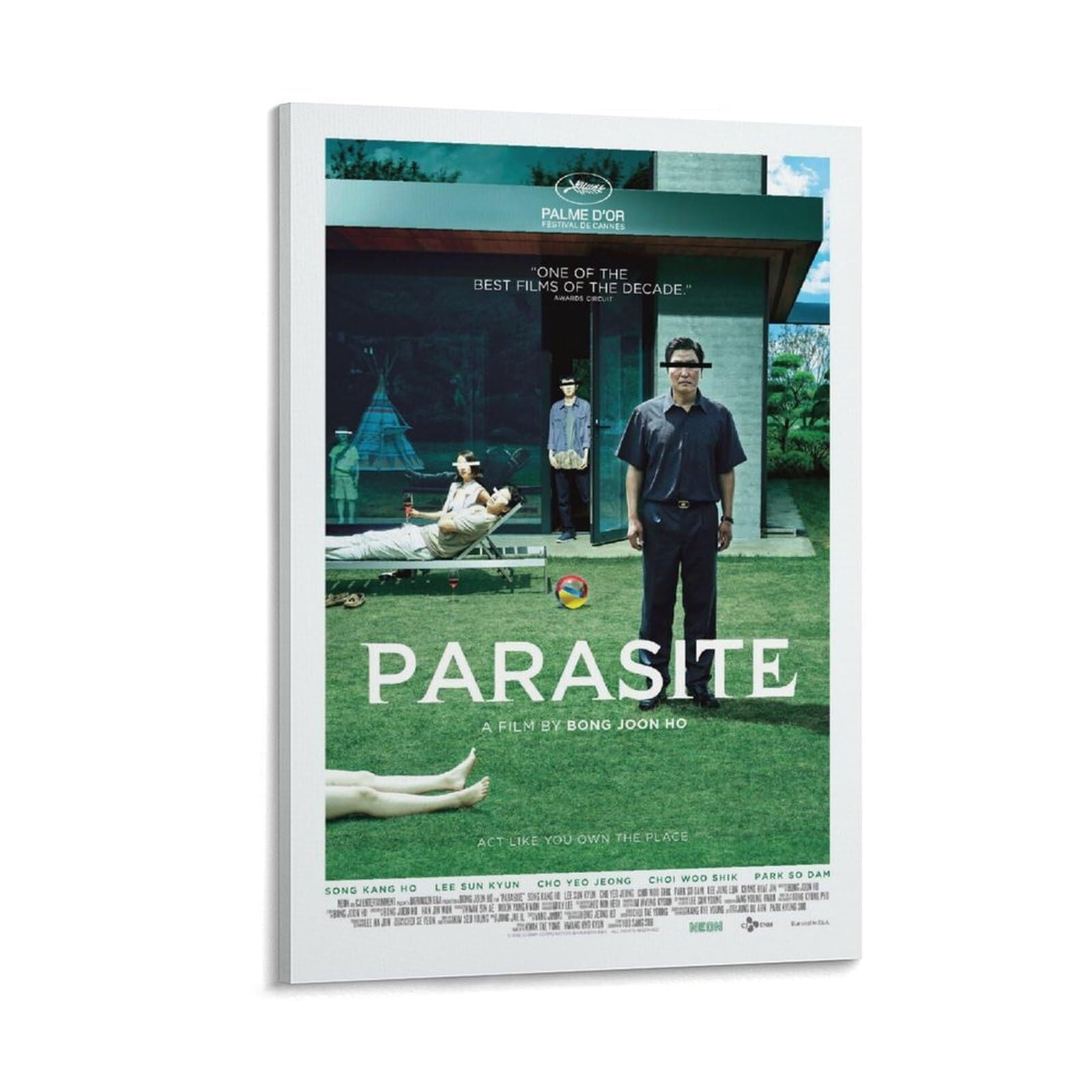 Parasite 2019 Vintage Horror Movie Posters Canvas Art Poster And Wall Art Picture Print Modern ...