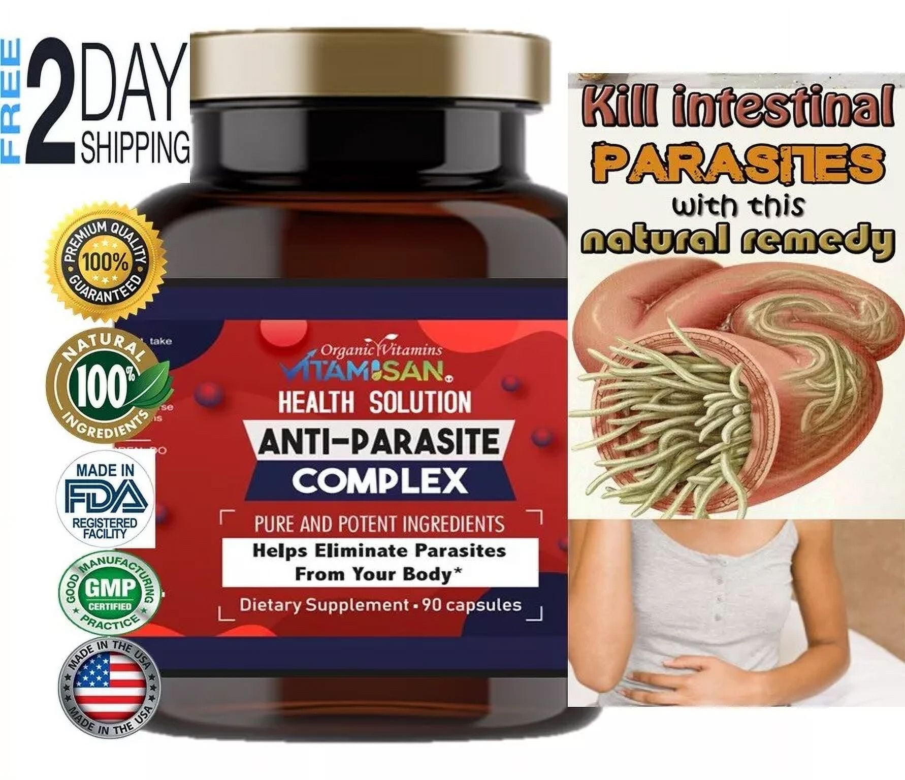 Customer reviews for Parasite Cleanse Detox 90 Caps Body Boost Health ...