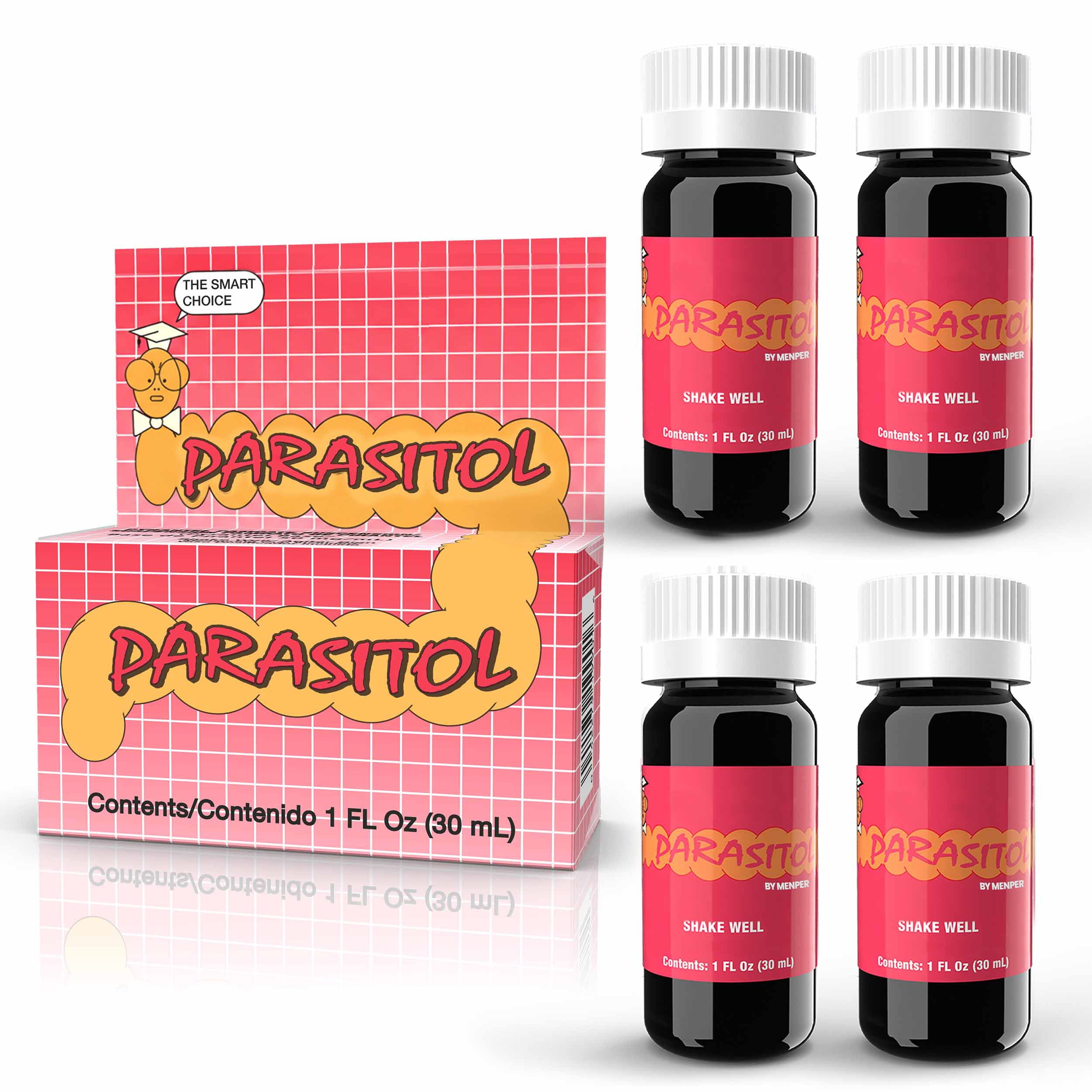 Parasitol Oral Suspension with Pyrantel Pamoate, Liquid Formula for ...
