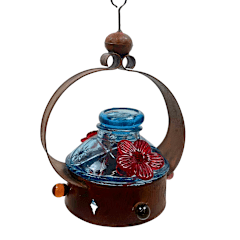 Parasol Camelot Pot De Creme Aqua Hummingbird Feeder - Walmart.com