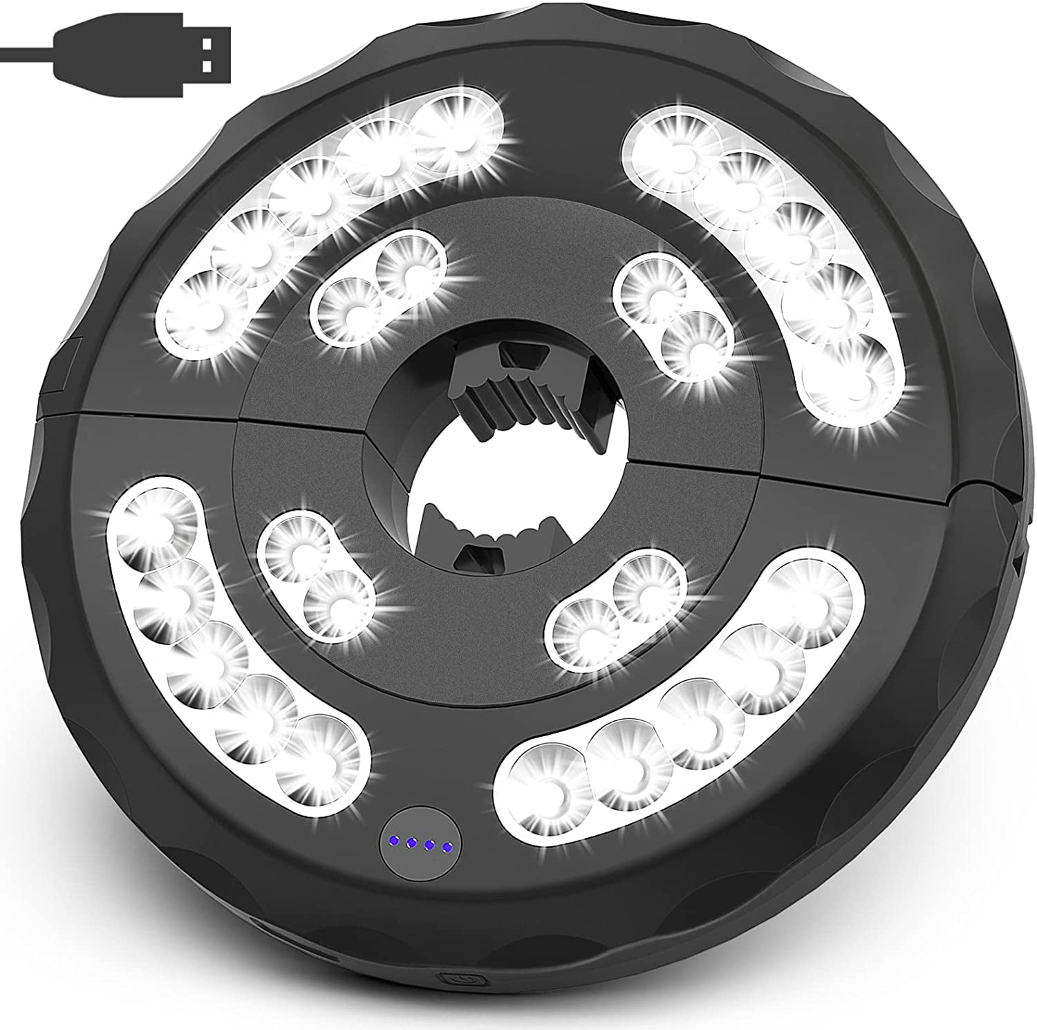 Parasol Light, 28LED Parasol Light 3 Lighting Modes Rechargeable ...
