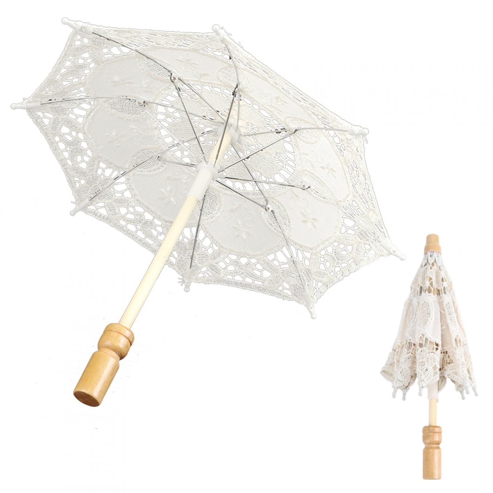 Parasol,Outdoor Lace Umbrella Vintage Embroidery Bride Umbrella ...