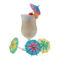 Parasol Picks W/Large Hibiscus Flower - Party Supplies - 144 Pieces ...