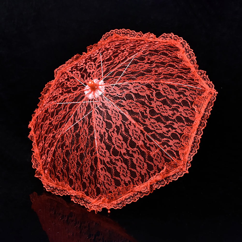 Parasol Umbrella - Foldable Lace Parasol Umbrella, Vintage Lace ...