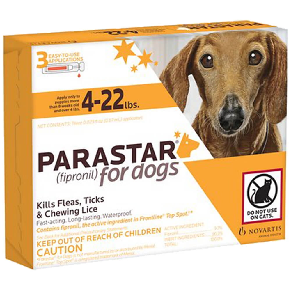 Parastar Pets Flea and Tick Control for Dogs [4-22 lbs] (3 count ...