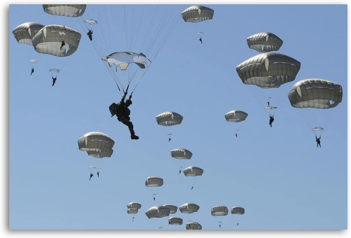Paratrooper Us Armys Airborne Poster Decorative Painting Canvas Wall ...