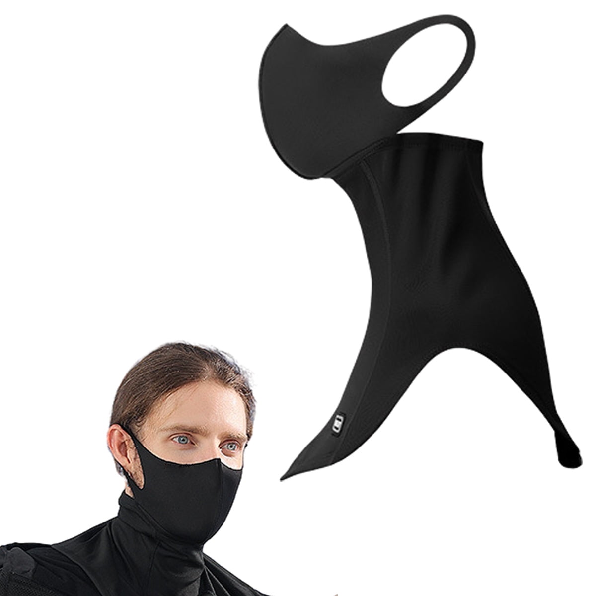 Paraugas Arc-Shaped Neck Gaiter Face Mask Balaclava with Ear Loop ...