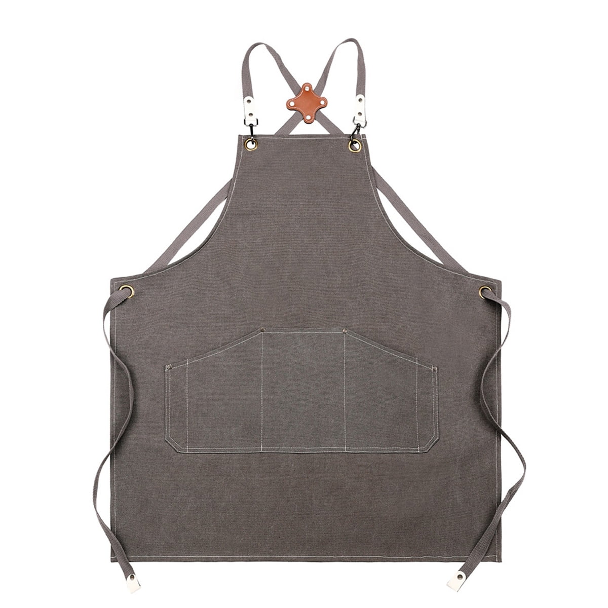 Paraugas Chef Aprons for Men Women with Large Pockets, Canvas Cross ...
