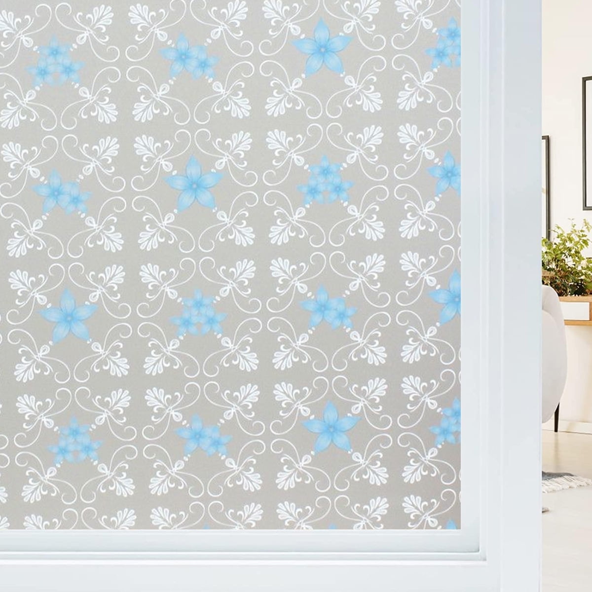 Paraugas Flower pattern glass sticker translucent opaque anti-peep ...