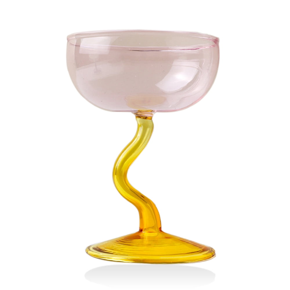 Paraugas Glass Dessert Cup - 240ml Cocktail Glasses Ice Cream Cups for ...