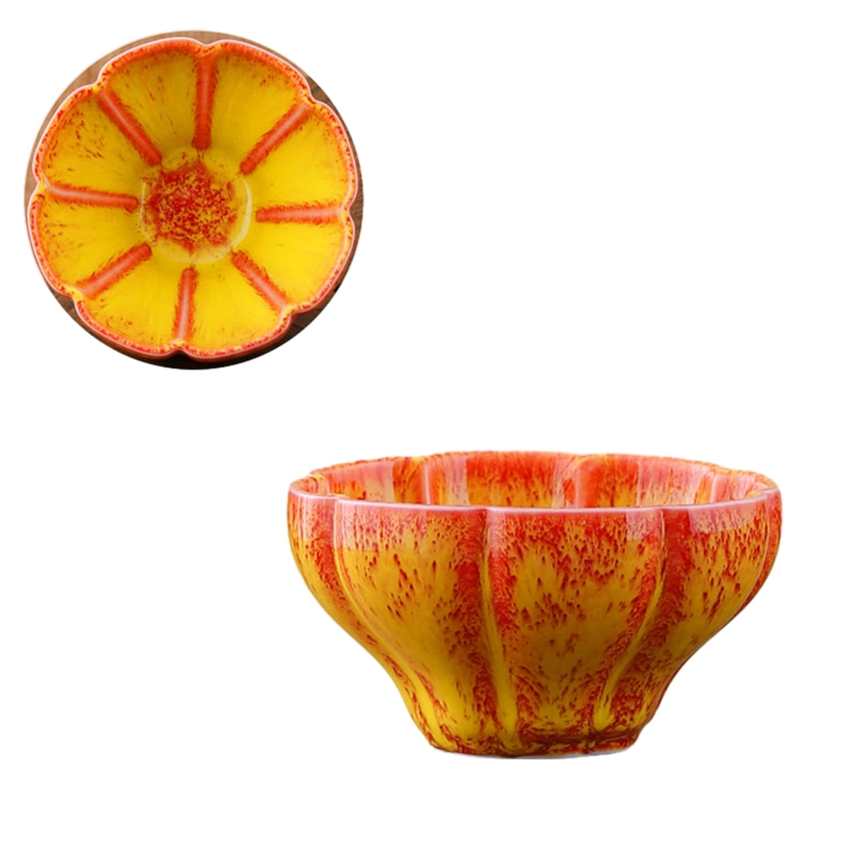 Paraugas Kiln-turned ceramic single cup, Kung Fu tea set teacup, Tianmu ...