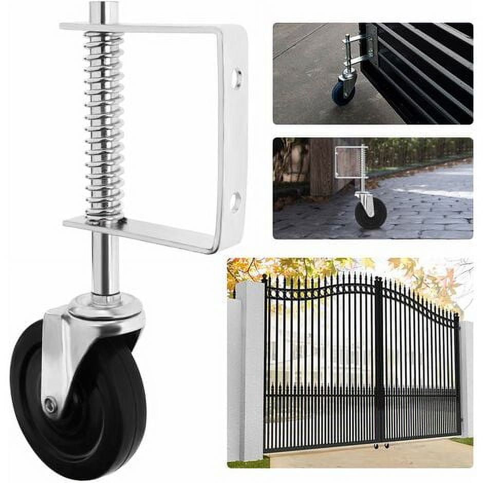 Paraugas Spring Loaded Door Caster 4 Inch Heavy Duty 220lbs Rubber Door ...