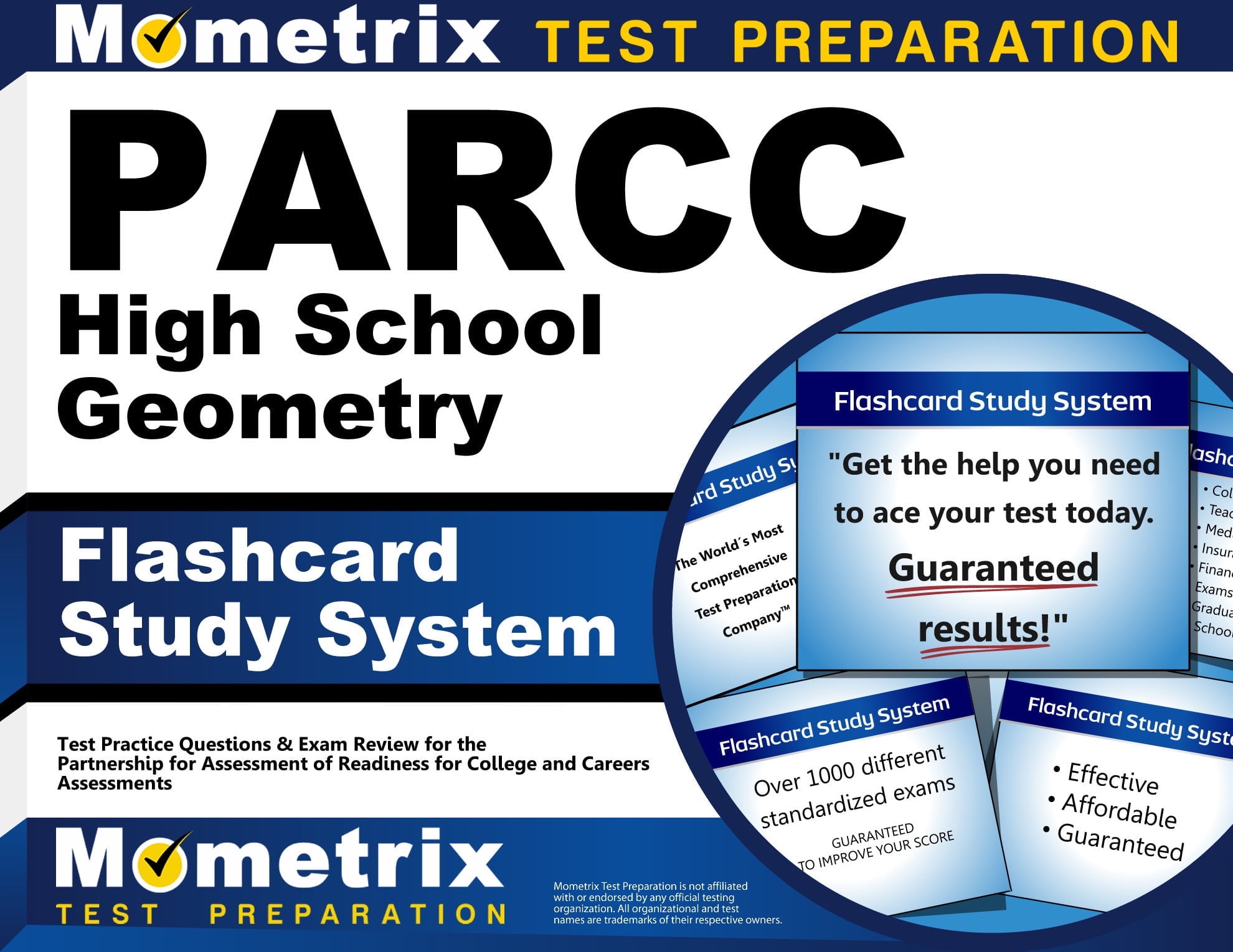 Parcc High School Geometry Flashcard Study System : Parcc Test Practice ...