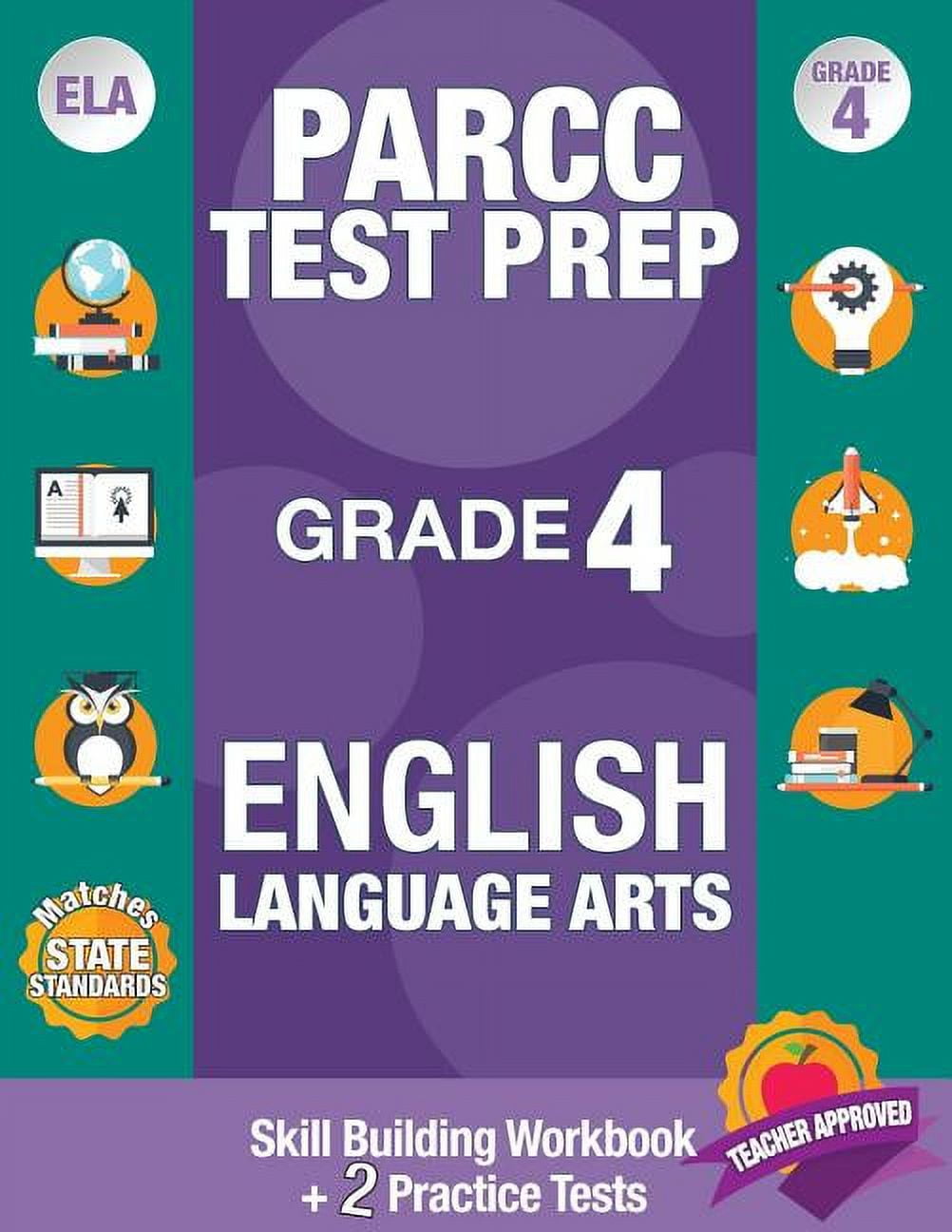 Parcc Test Prep Grade 4 English Language Arts: Common Core Grade 4 ...