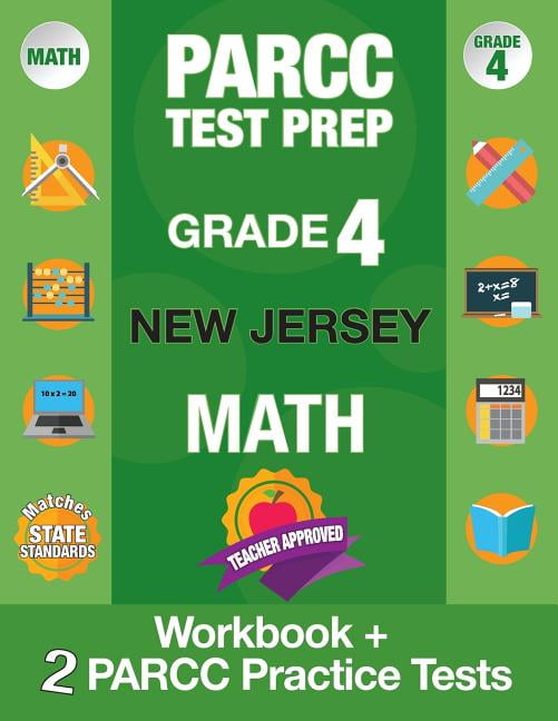 Parcc Test Prep Grade 4 New Jersey Math: Workbook and 2 Parcc Practice ...