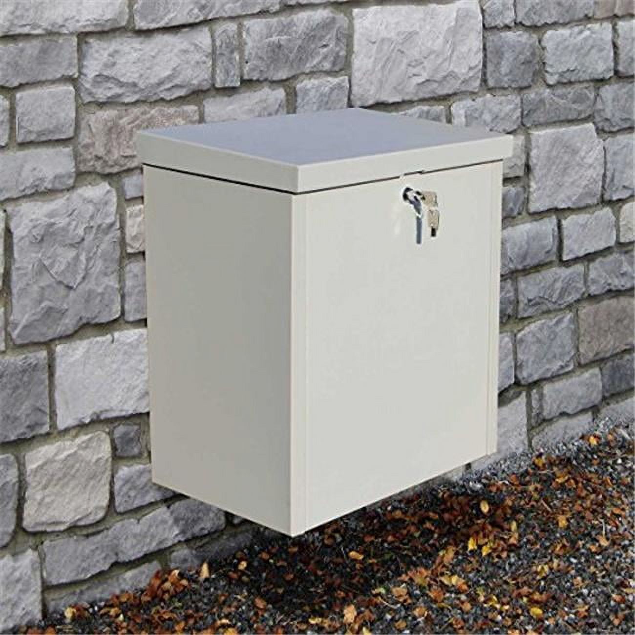 Parcel Chest Secure Delivery Box, Textured Gray, Medium - Walmart.com