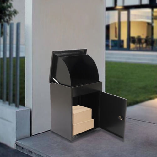 Large Outdoor Postal Package Drop Box with Code Lock, Security Wall ...