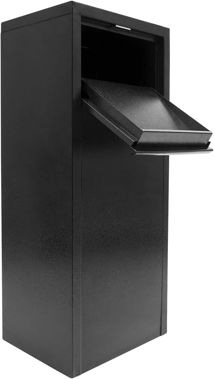 Parcel Drop Box with Lock Outdoor Secure Large 35.4in Weatherproof ...