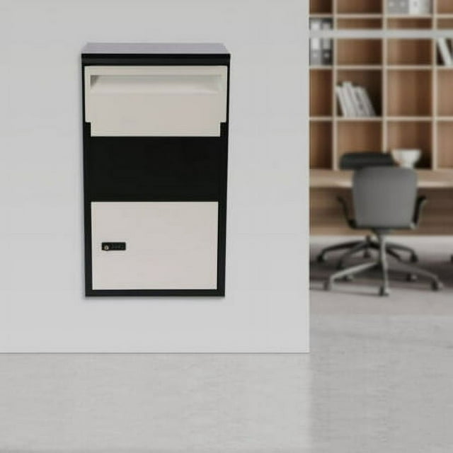 Parcel Post Drop Box Large Steel Outdoor Lockable Letter Mail Packag ...